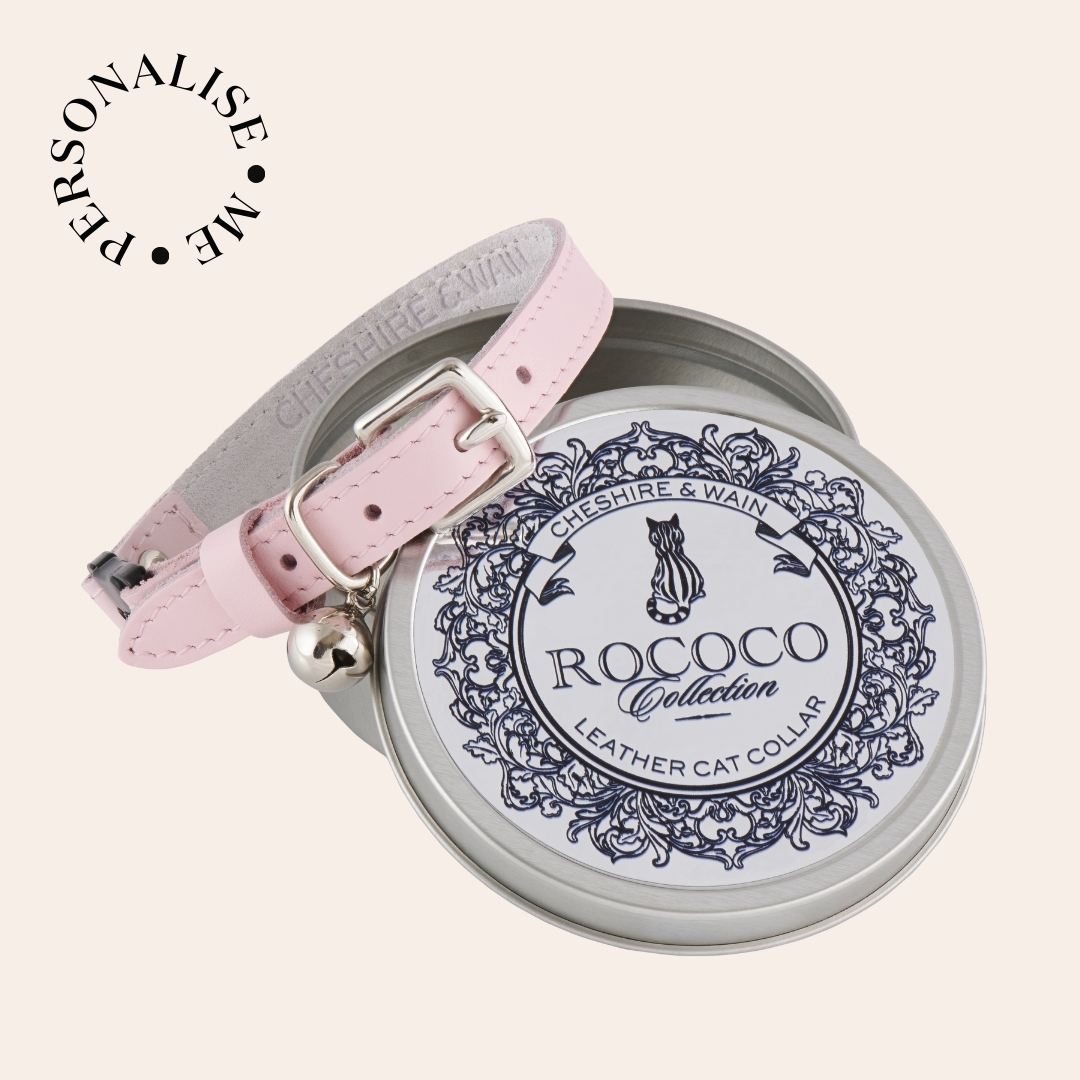 Cheshire & Wain - Rococo Petal Pink Luxury Cat Collar