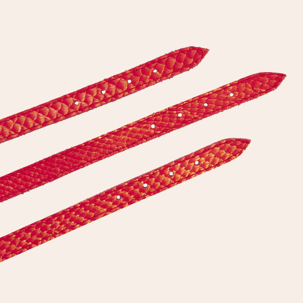 The 'Vermillion' Salmon Collar - Gold Label – Cheshire & Wain