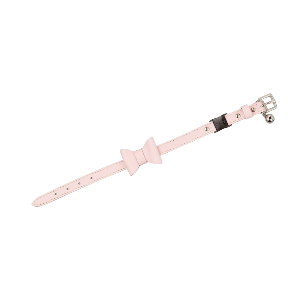 Cheshire & Wain - Rococo Petal Pink Luxury Cat Collar