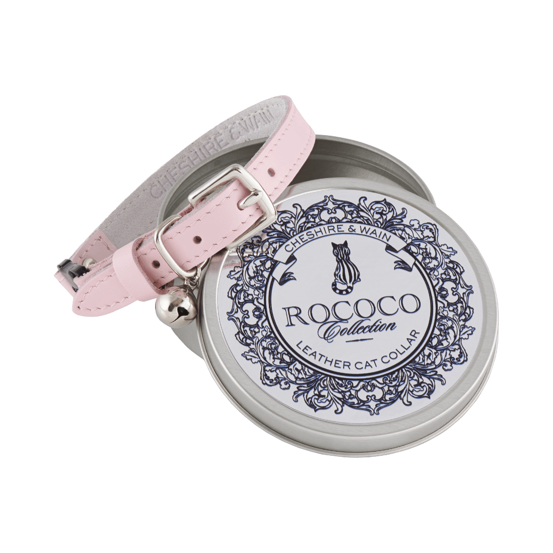 Cheshire & Wain - Rococo Petal Pink Luxury Cat Collar